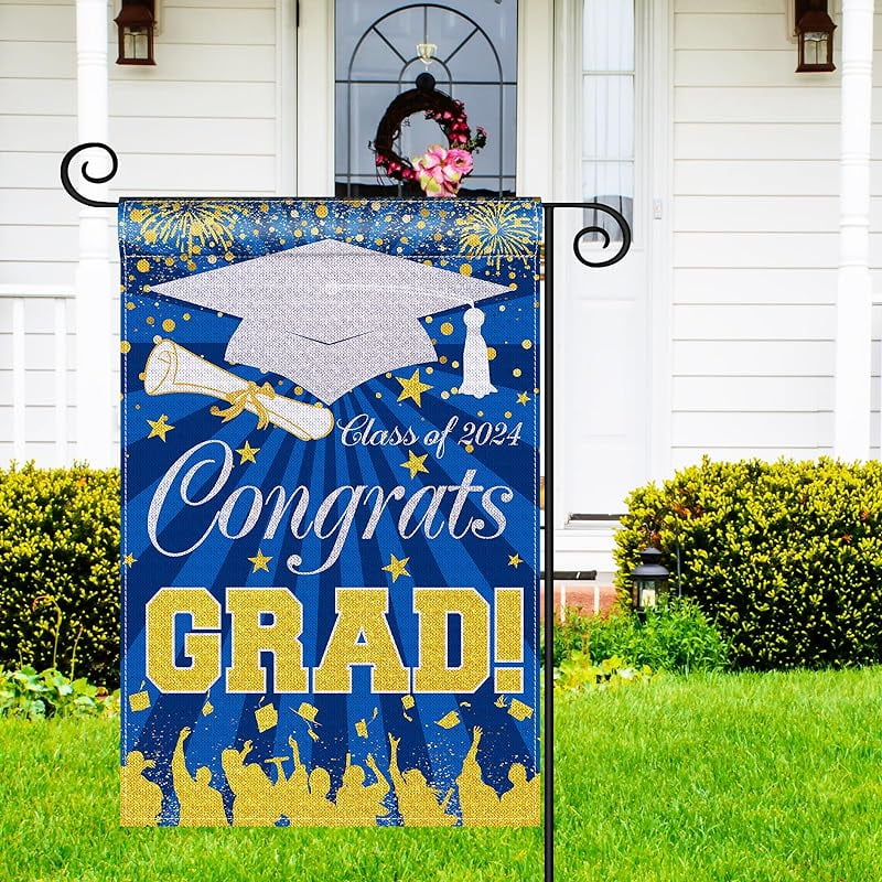 Class of 2024 Graduation Garden Flag 12 x 18 Inch Congrats Grad Garden ...