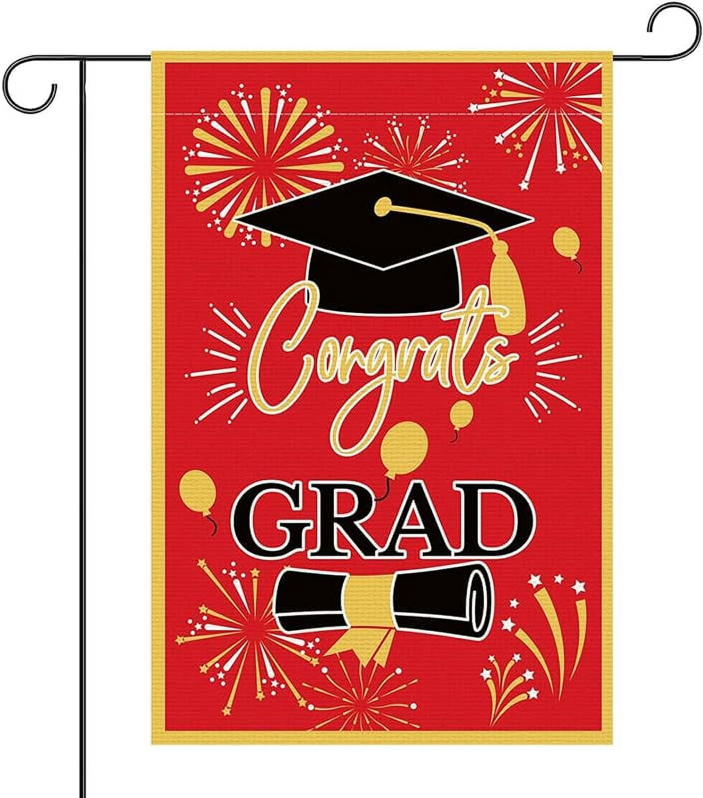Class of 2024 Graduation Garden Flag, 12x18 Inch Congrats Grad Garden ...