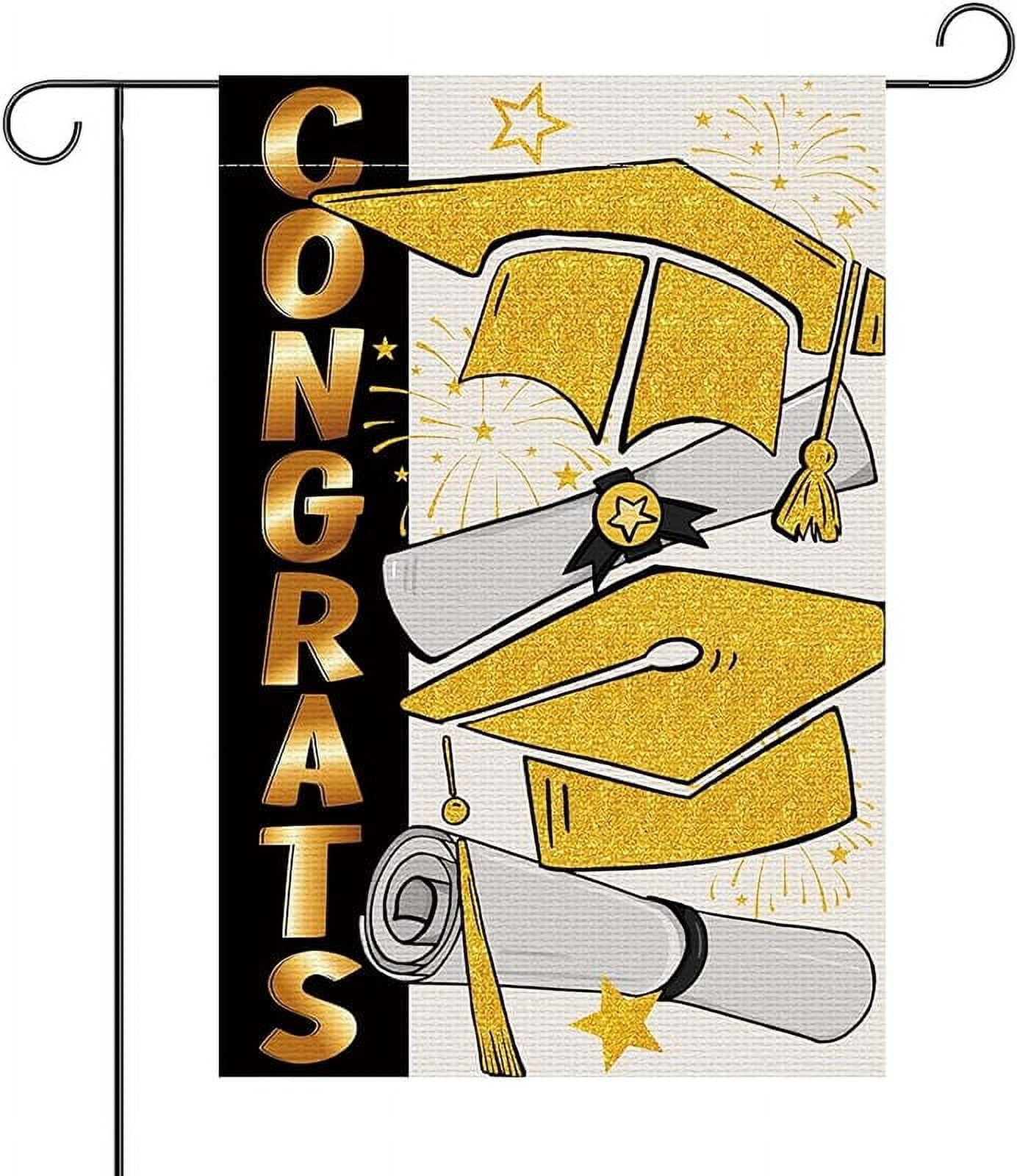 Class of 2024 Graduation Garden Flag, 12x18 Inch Congrats Grad Garden ...