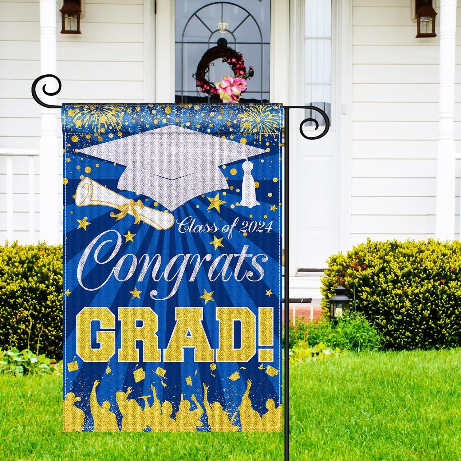 Class of 2024 Graduation Garden Flag Congrats Grad Garden Flag Double ...