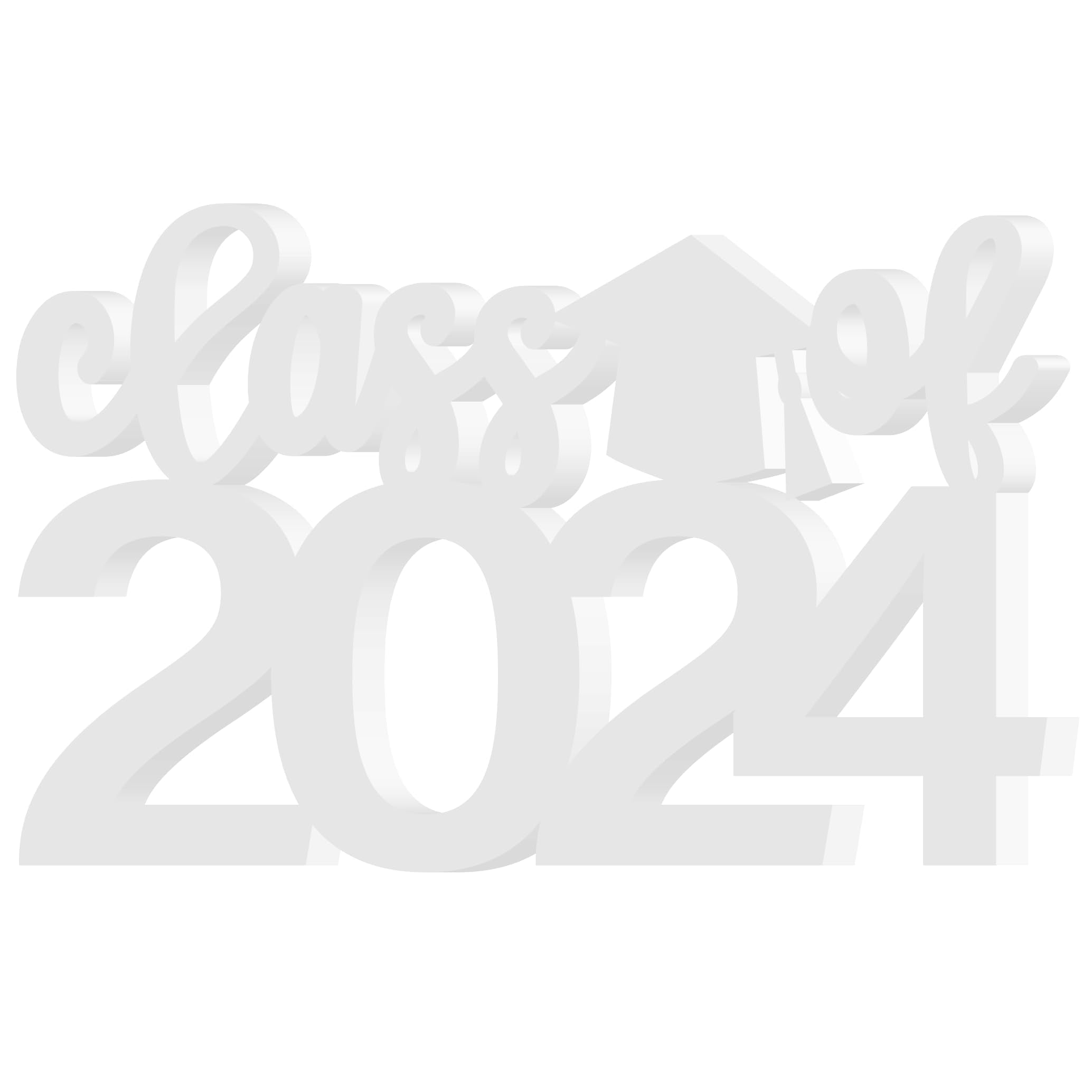 Class of 2024 Sign Graduation Decorations 2024 Senior Photo Props ...