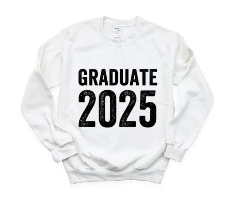Class 2025 Black Font Clean Graduation Senior Look Minimal Modern Text ...