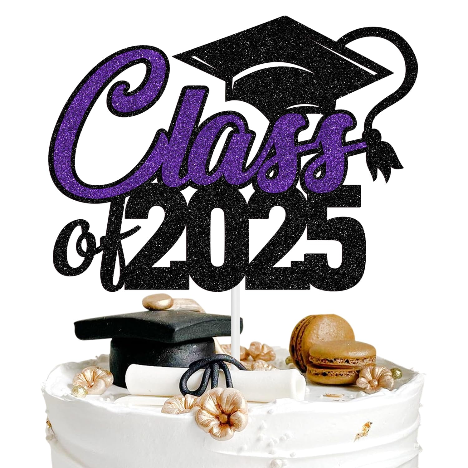 Class of 2025 Cake DHF10 Topper, Congrats Grad 2025 Graduation Cake ...