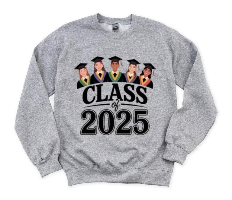 Class 2025 Clean Modern Style Seniors Grads Student School Pride Cute ...