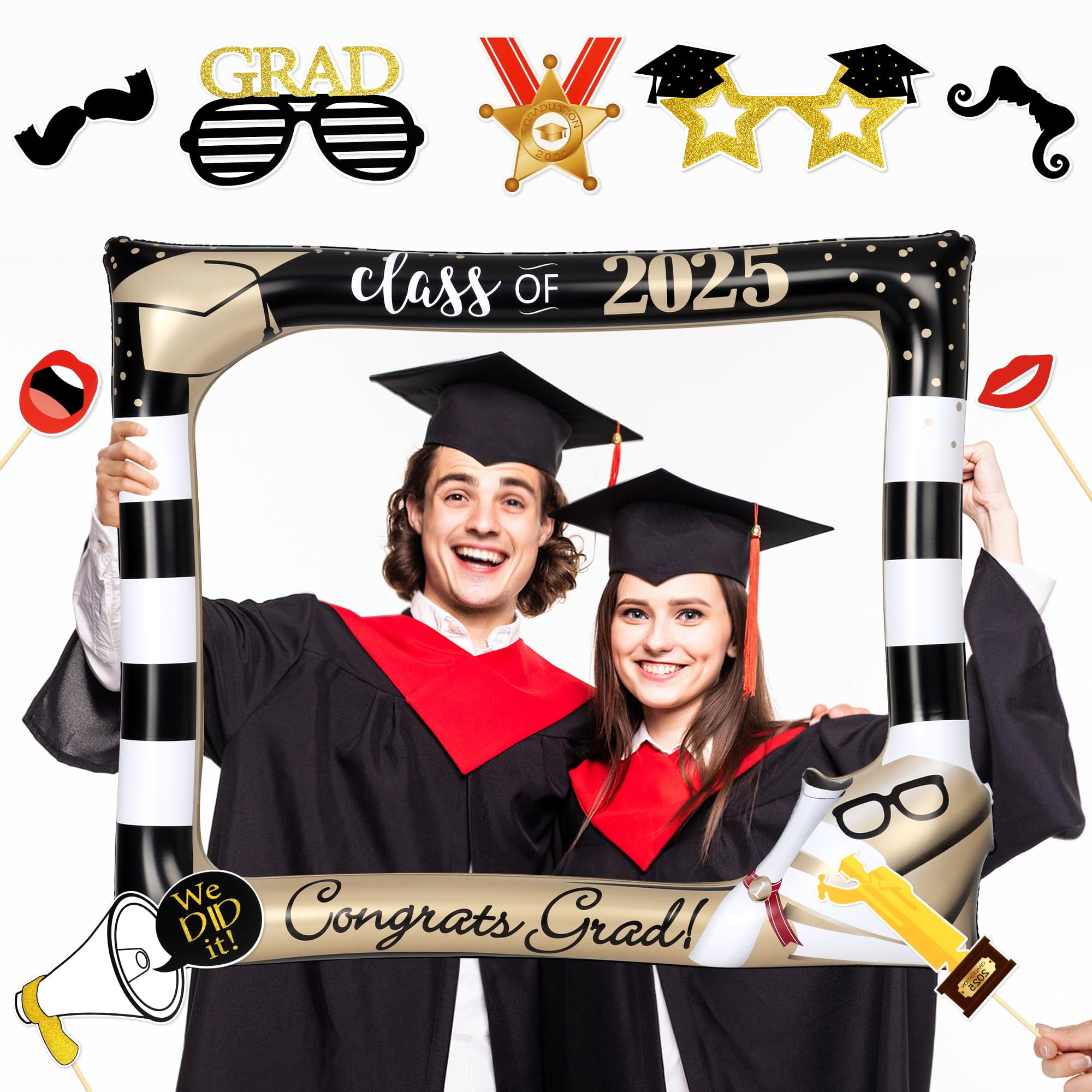 Class of 2025 Congrats Grad Photo Booth H2FSDProps Set, Large ...