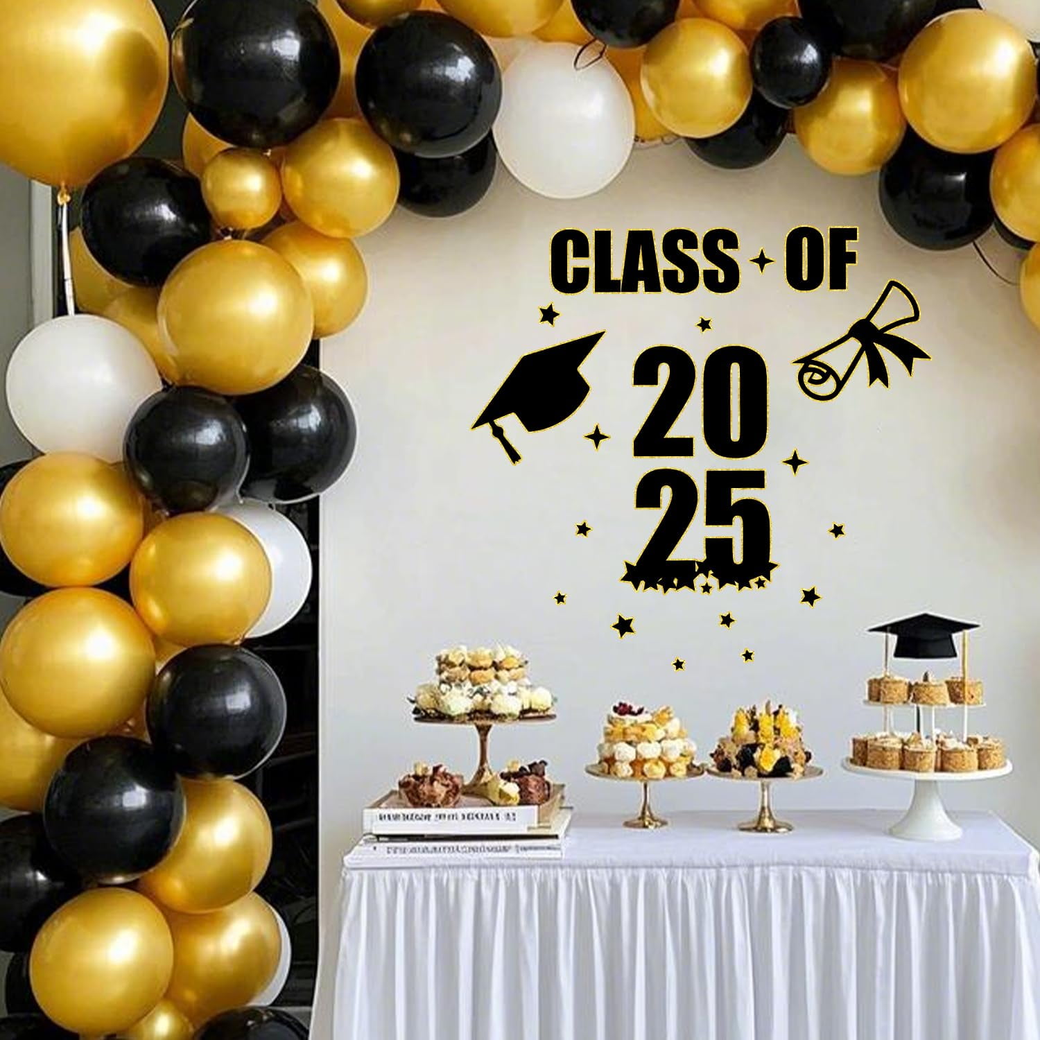 Class of 2025 FEV6 Graduation Backdrop Sticker,Congratulations Graduate ...