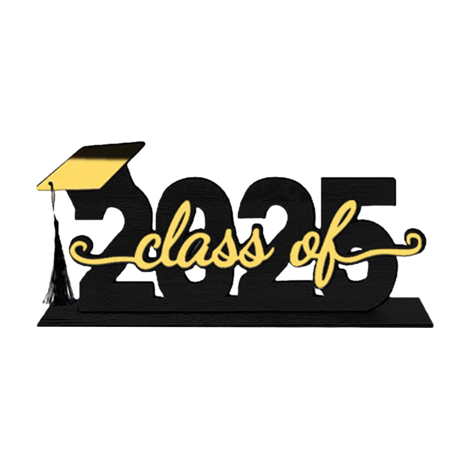 Class of 2025 Graduation Decorations Desktop Decor Table Wooden ...