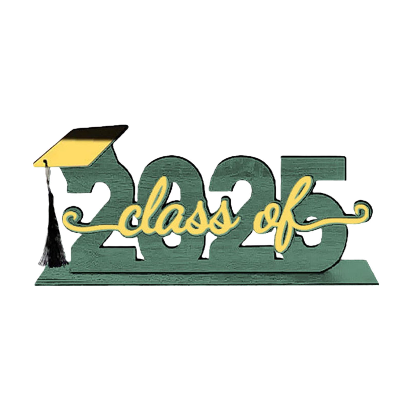 Class of 2025 Graduation Decorations Desktop Decor Table Wooden ...