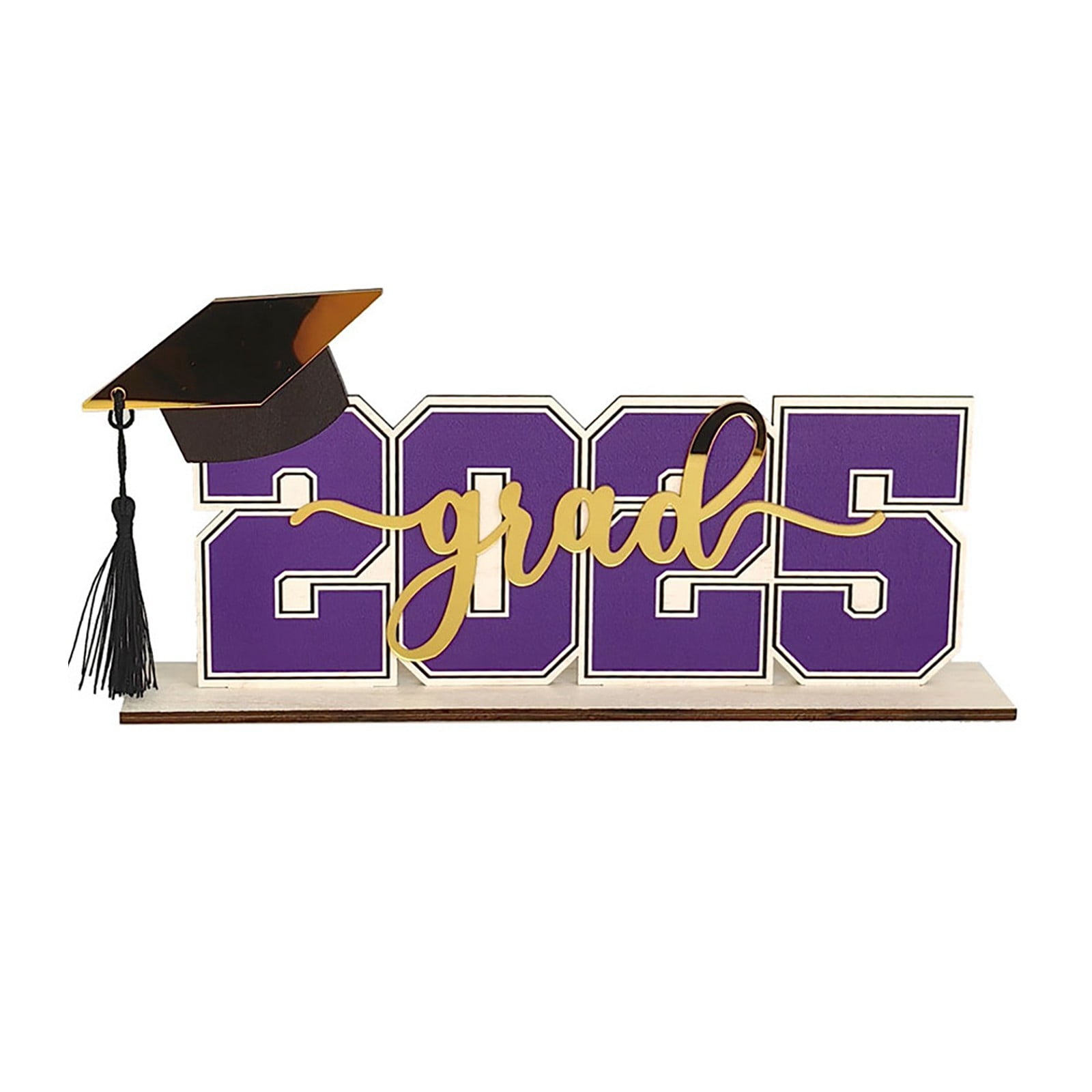 Class of 2025 Graduation Decorations, Wooden Table Centerpieces, Grad ...