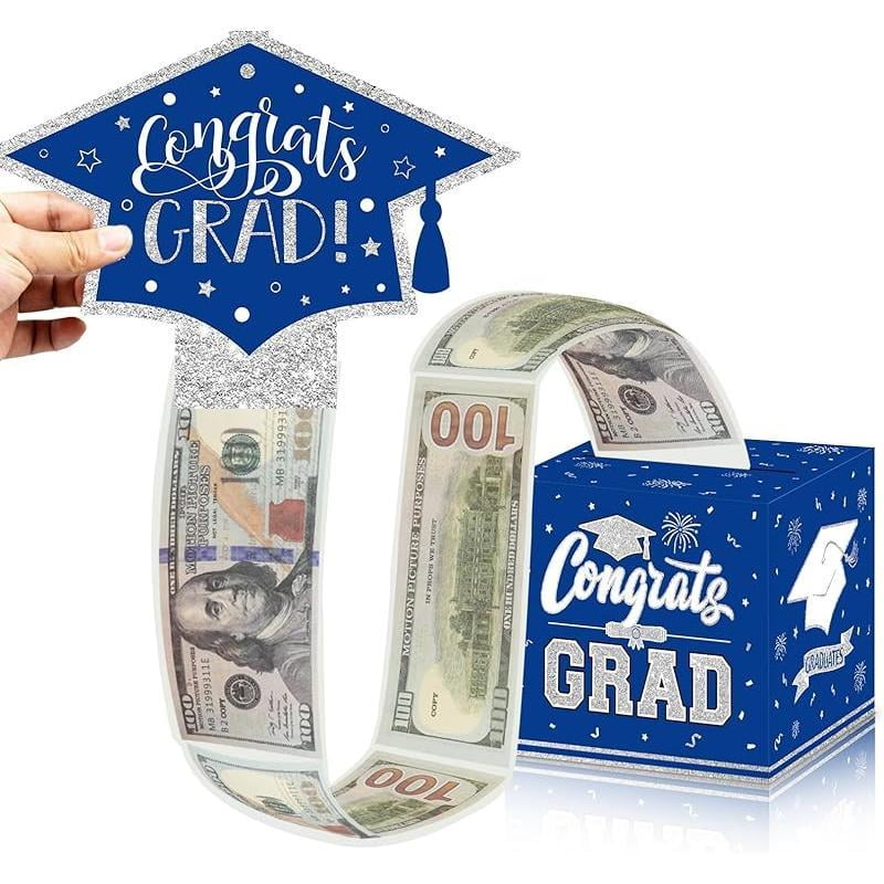Class of 2025 Graduation Money Box for Cash Gift Pull, Funny Surprise ...