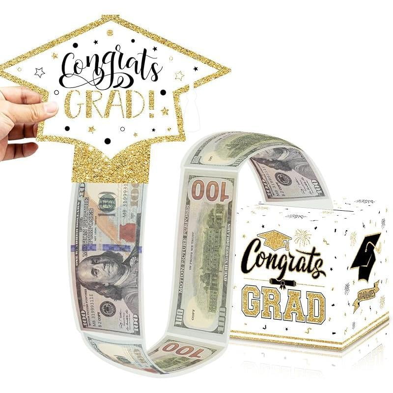 Class of 2025 Graduation Money Box for Cash Gift Pull, Funny Surprise ...