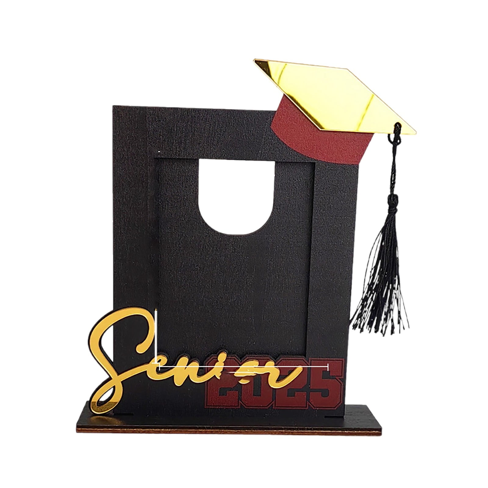 Class of 2025 Graduation Wooden Photo Frame, 6.7*7.9'' Desktop Ornament ...
