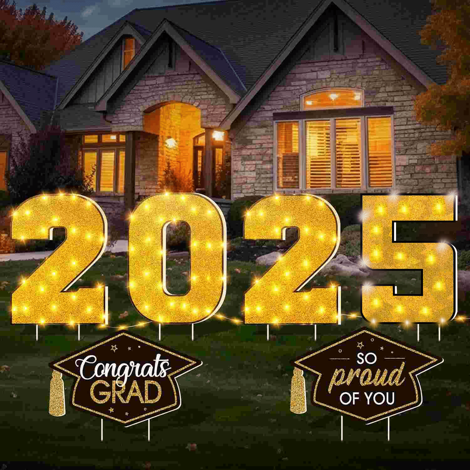 Class 2025 Graduation Yard Sign Yard Decorations Congrats Graduation ...