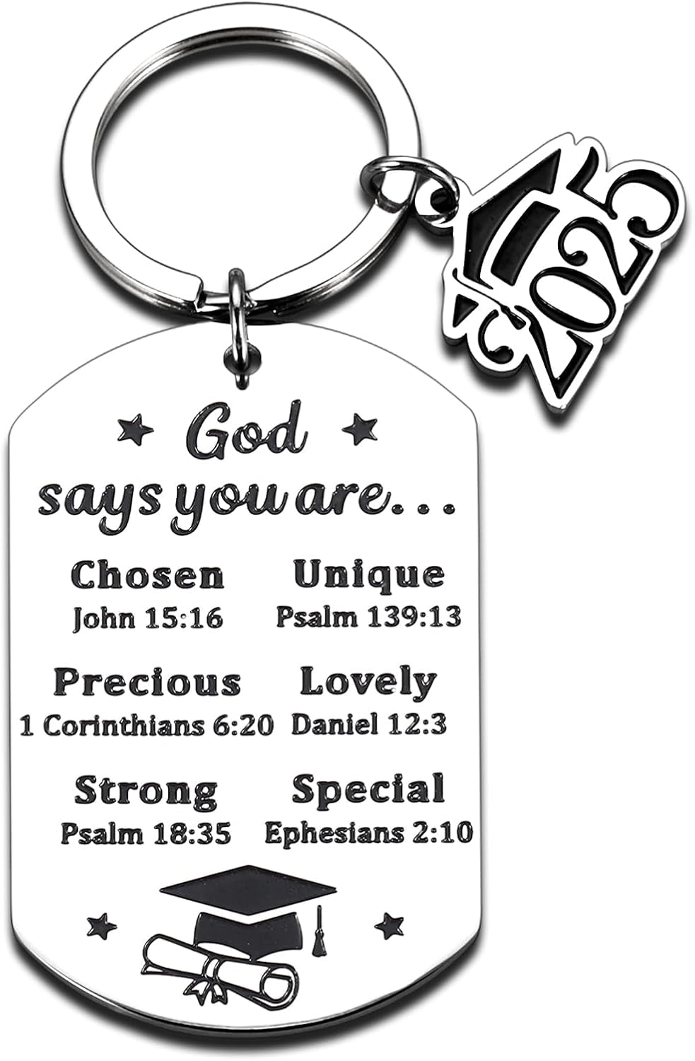 Class of 2025 Keychain Graduation Gifts for Him Her 2025 Graduation ...