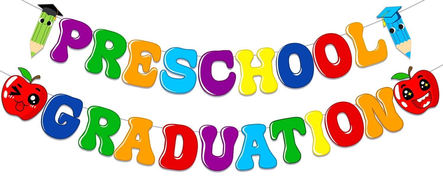 Class of 2025 Preschool RRF12 Graduation Banners Party Decorations,Pre ...