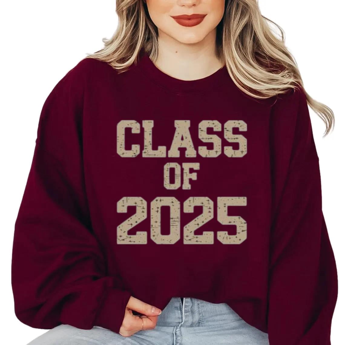 Class 2025 School Bold Statement Graduation Design Senior Student Pride ...