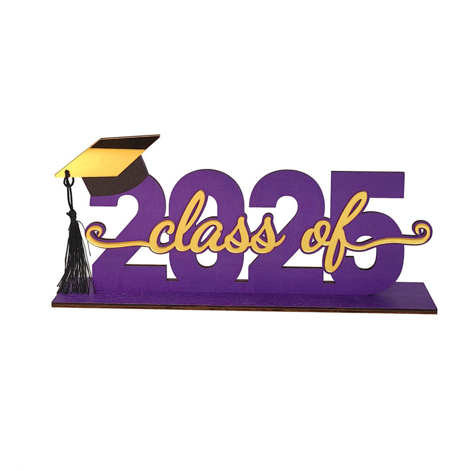 Class of 2025 Sign Graduation Decorations, White Faux Wooden Photo ...
