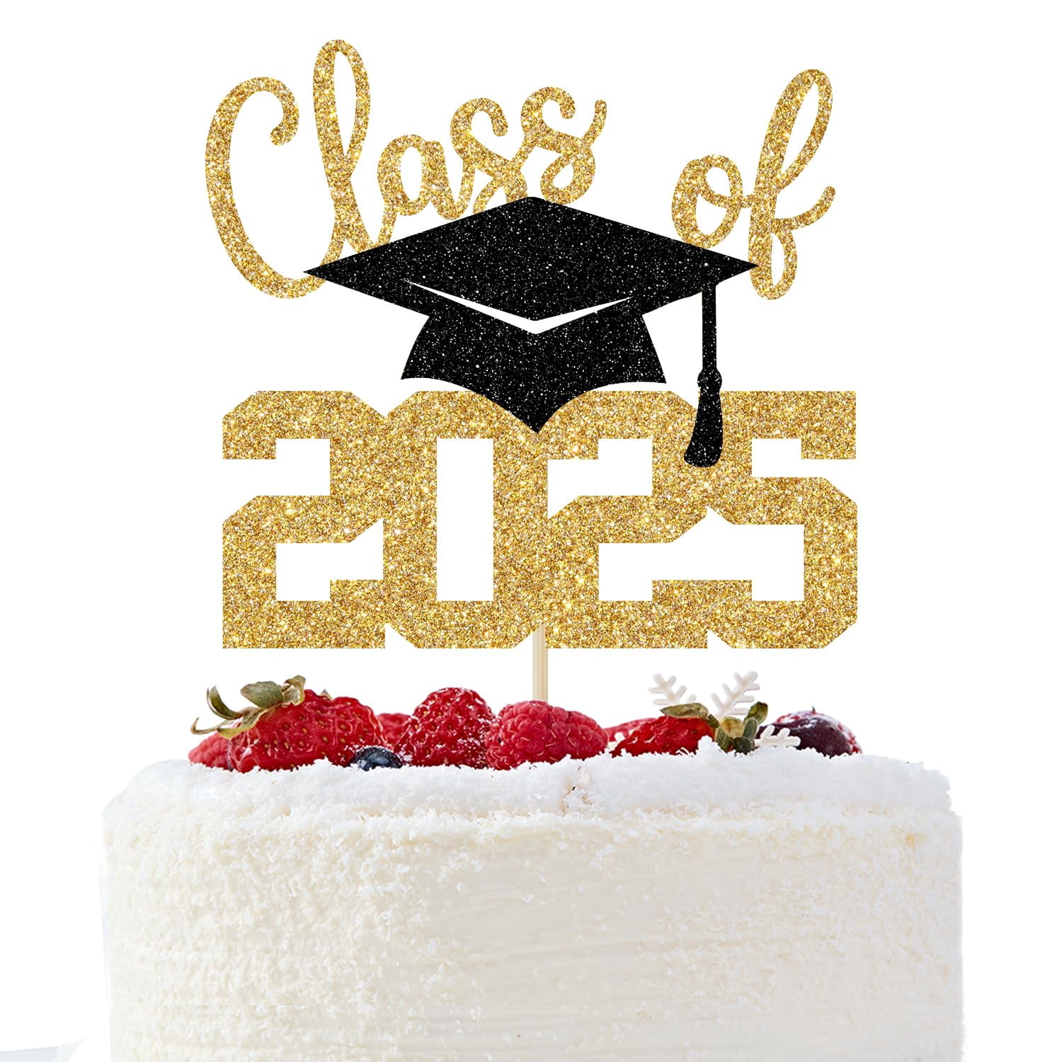 Class of 2025 TWE5 Cake Topper, Congrats Grad Cake Decorations, Happy ...
