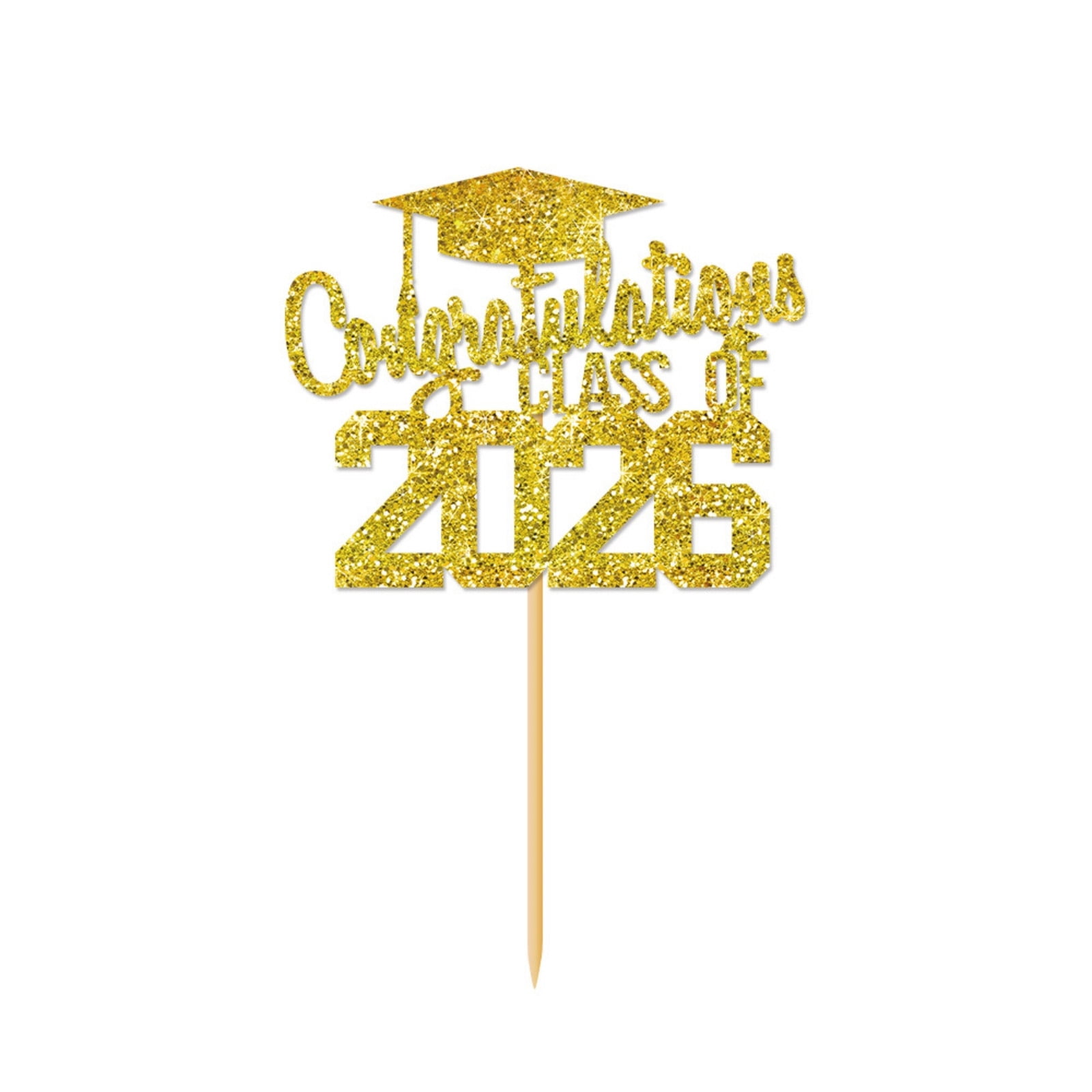 Class of 2026 Cake Topper, Congrats 2026 Cake Decor, Congrats Grad ...