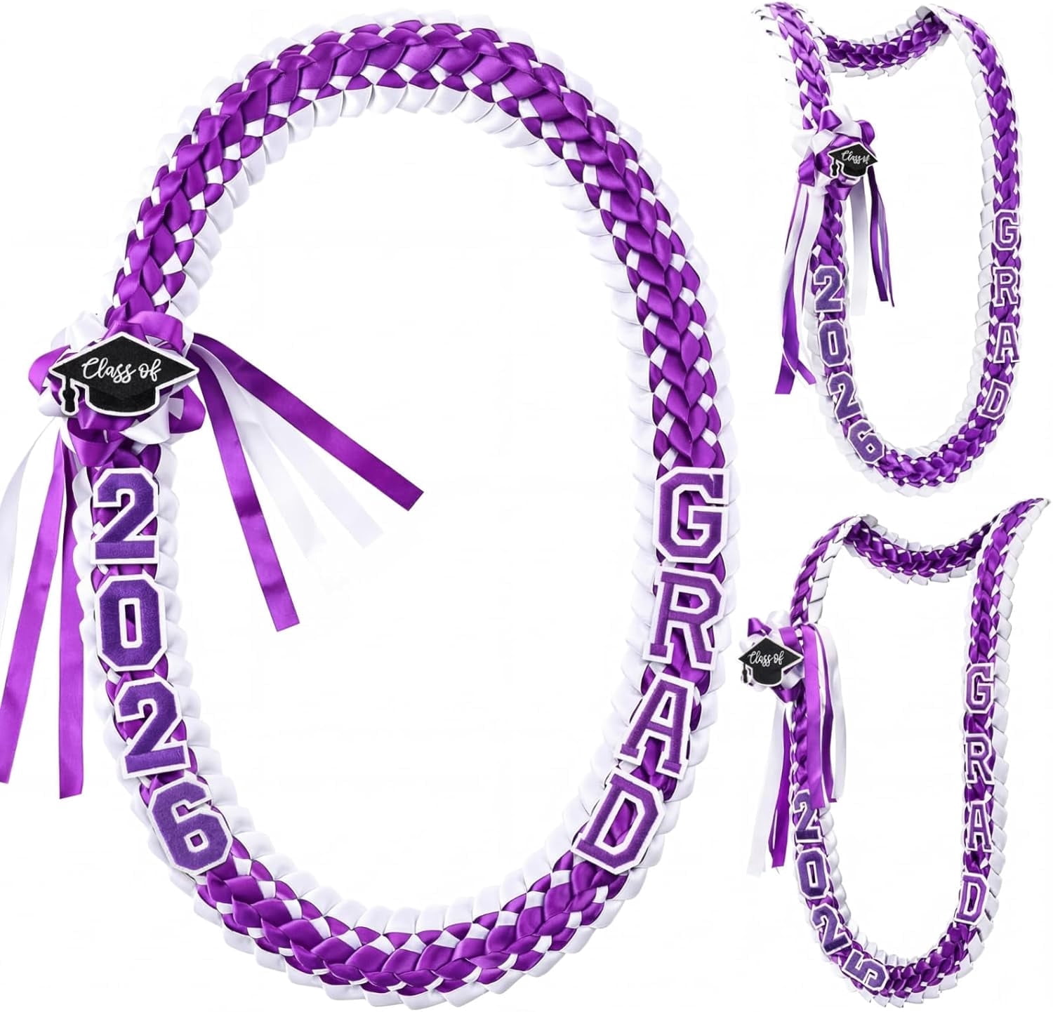 Class of 2026 Graduation Leis, Grad Ribbon Money Lei with "GRAD" and ...