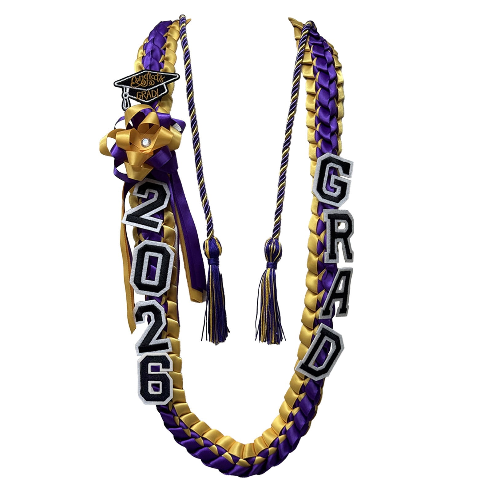 Class of 2026 Graduation Leis, Handmade Double Braided Ribbon Money ...