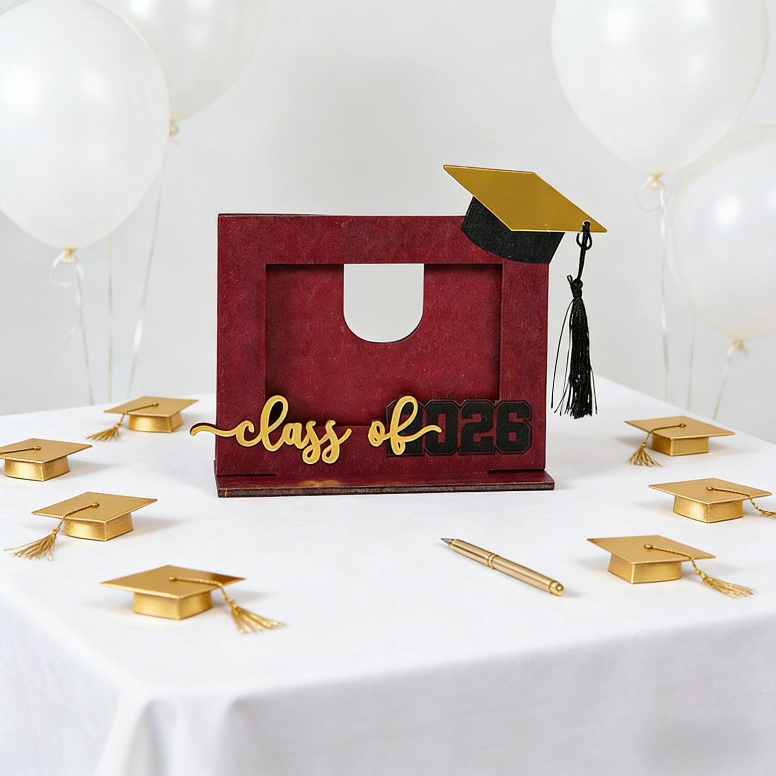 Class of 2026 Graduation Picture Frame Fits a 4 x 3 Photo, Wooden ...