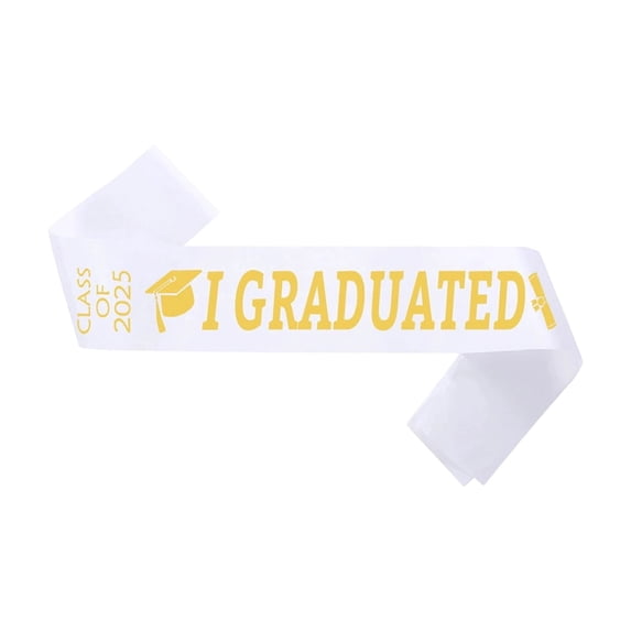 Class of 2026 Graduation Sash I Graduated Stole Accessory, Congrats ...