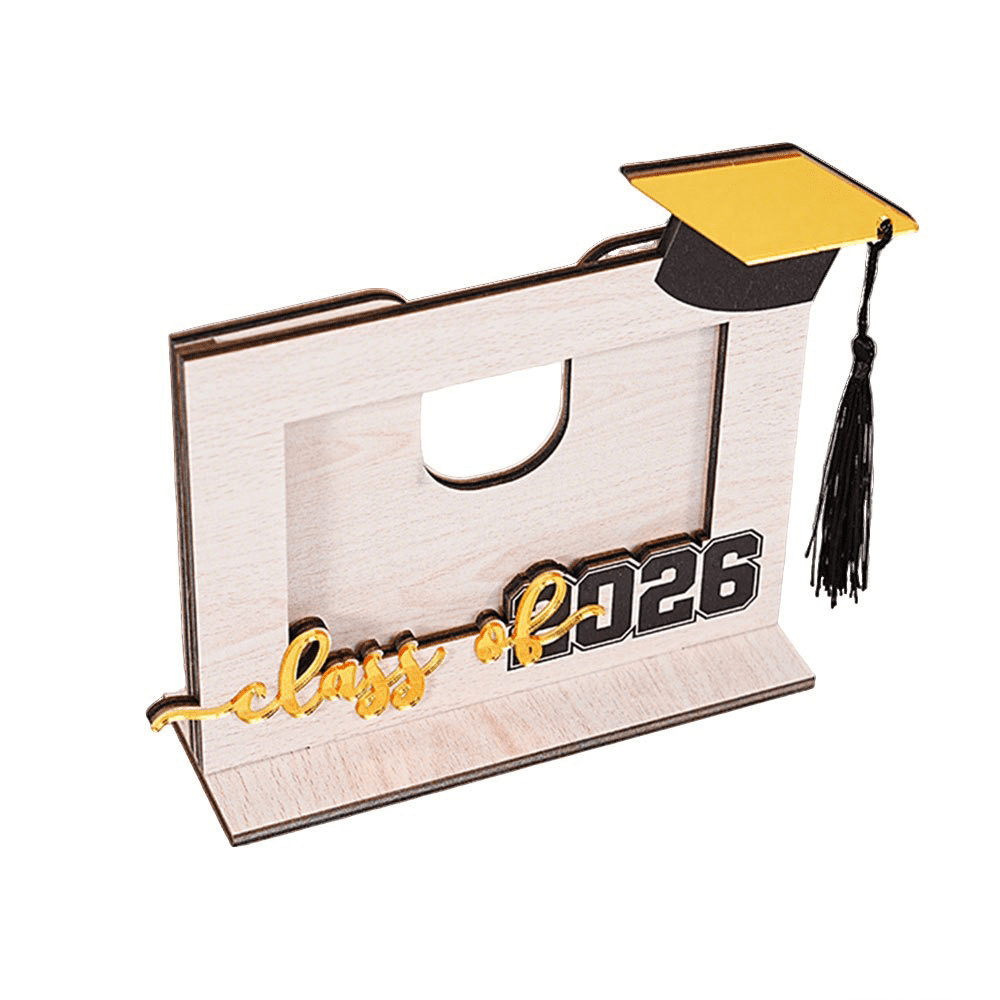 Class 2026 Graduation Season Photo Frame Stand Wooden Combo Holder ...