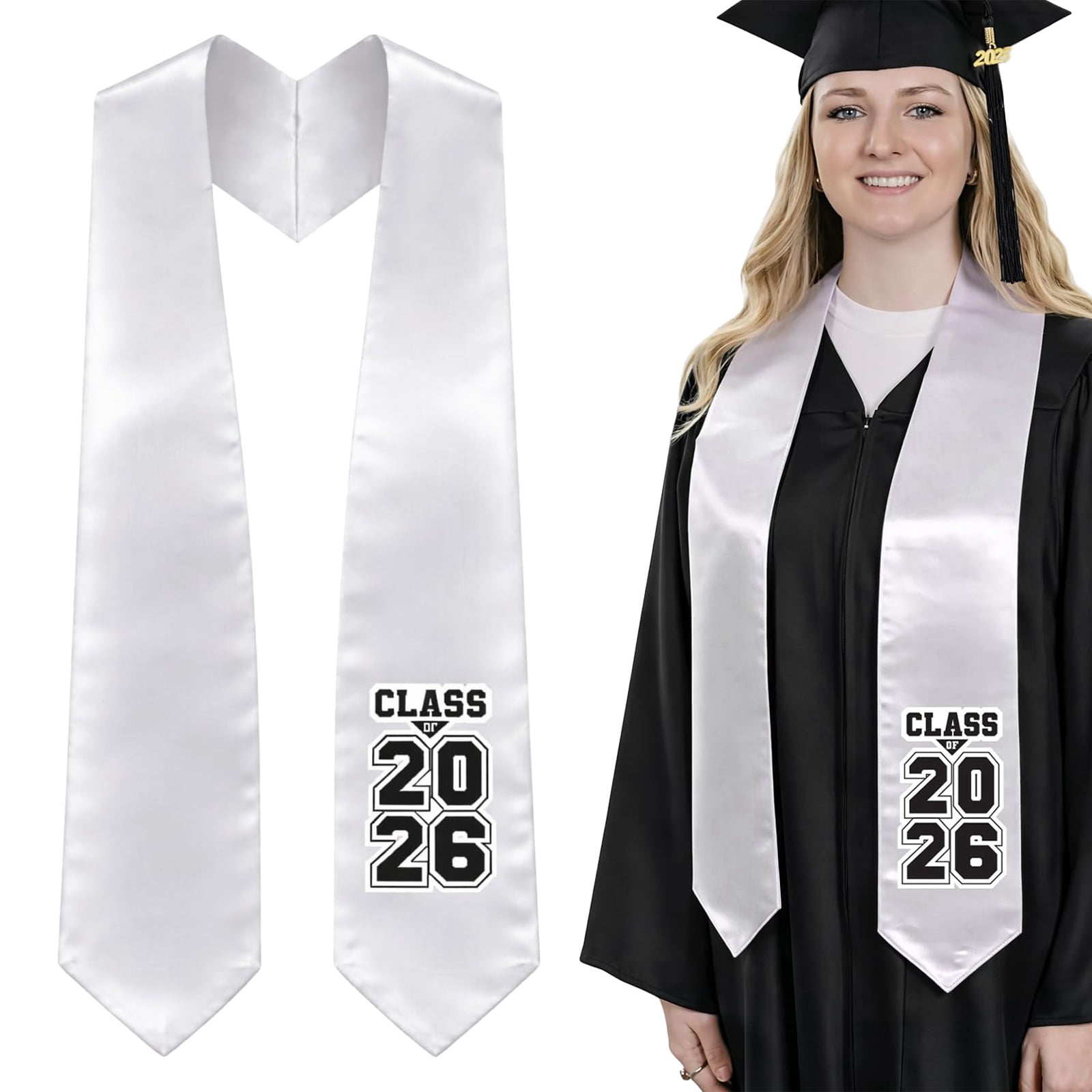 Class Of 2026 Graduation Stole Unisex Adult Graduation Sash 2026 ...