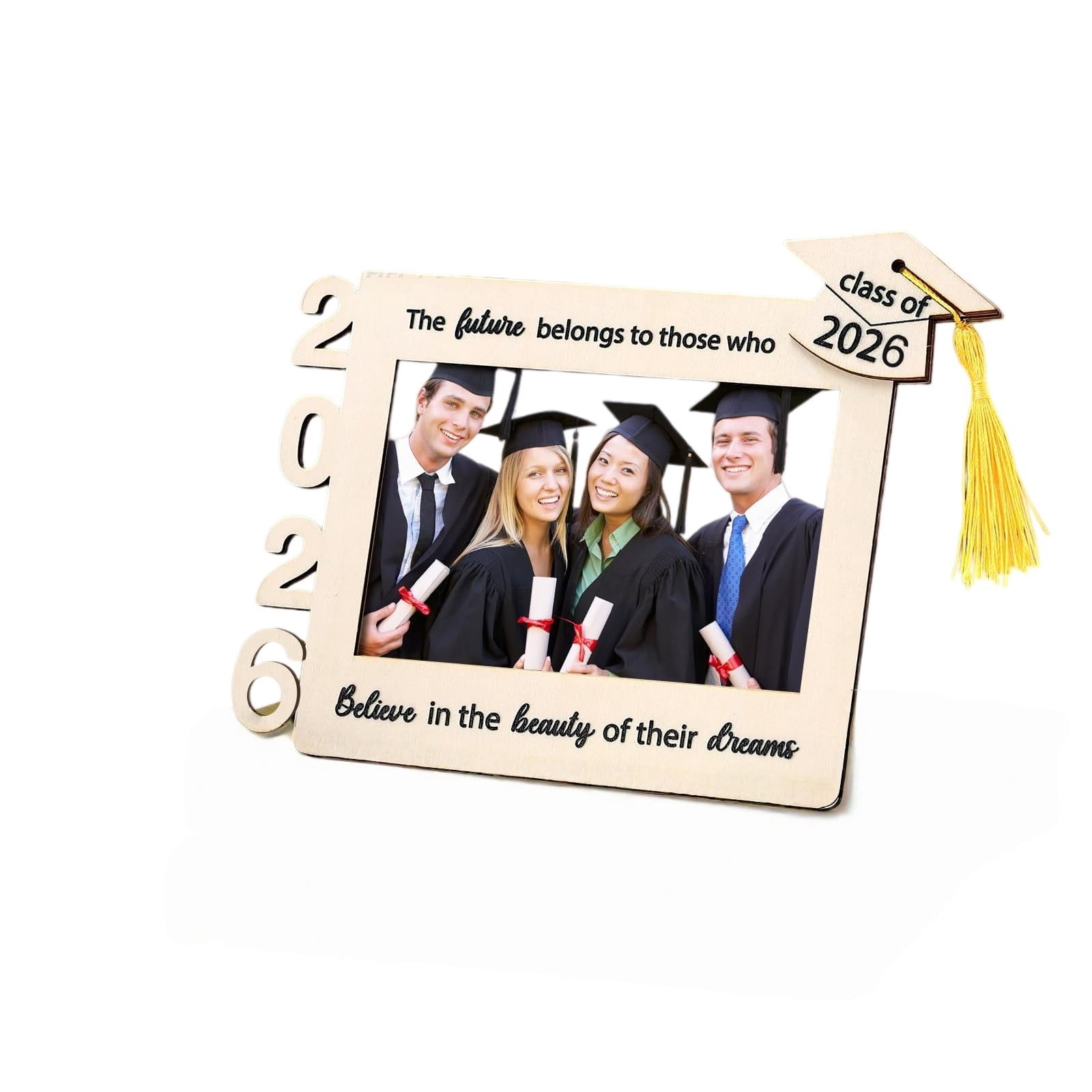 Class of 2026 Graduation Wooden Photo Frame 3x5 Inch,Graduation Photo ...