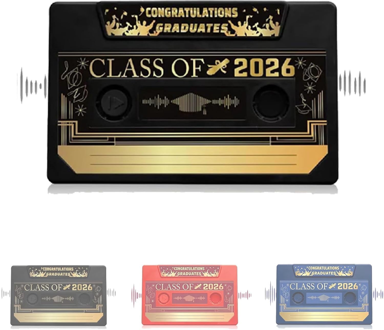 Class of 2026 Voice Recordable Graduation Keepsake, Retro Cassette Tape ...