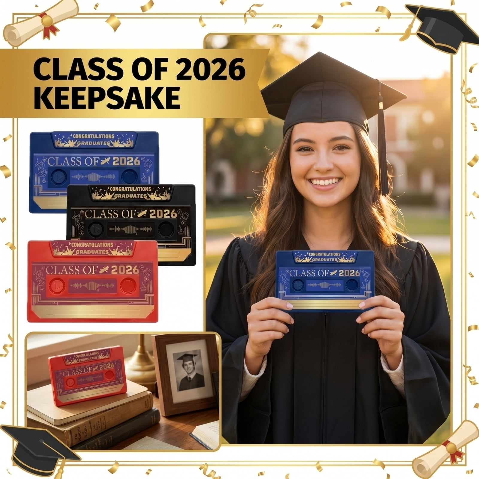 Class of 2026 Voice Recordable Graduation Keepsakes, 2026 Graduation ...