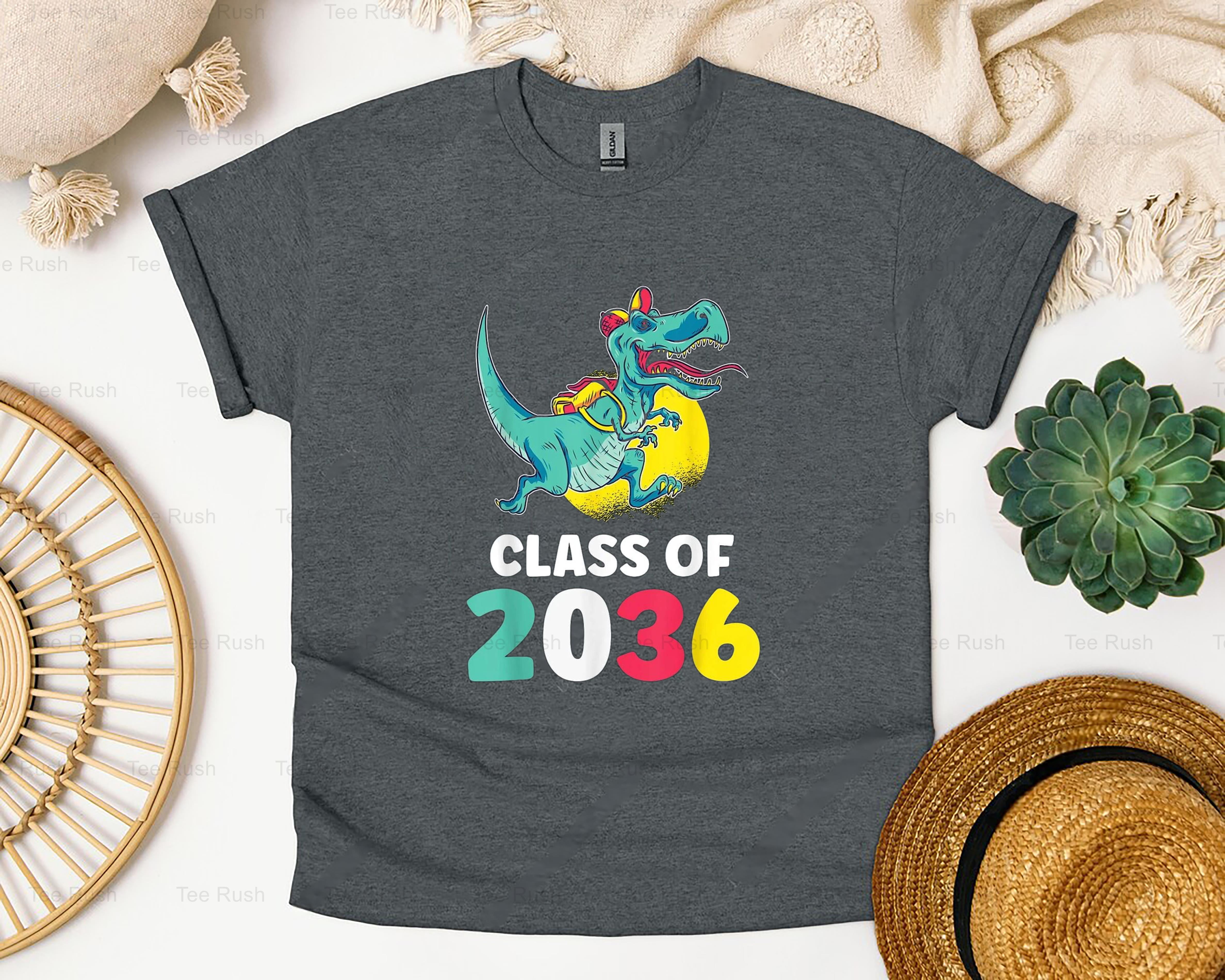 Class 2036 Back School Kindergarten T Rex Funny Dinosaur Student Gift,T ...