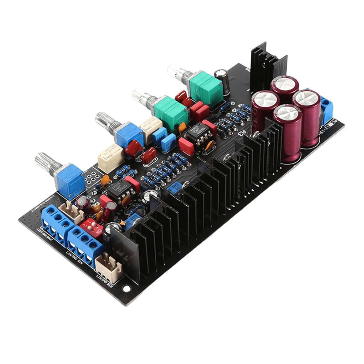 Class A HiFi Preamp Tone Control Board Components A3 Tone Board 4 Knobs ...