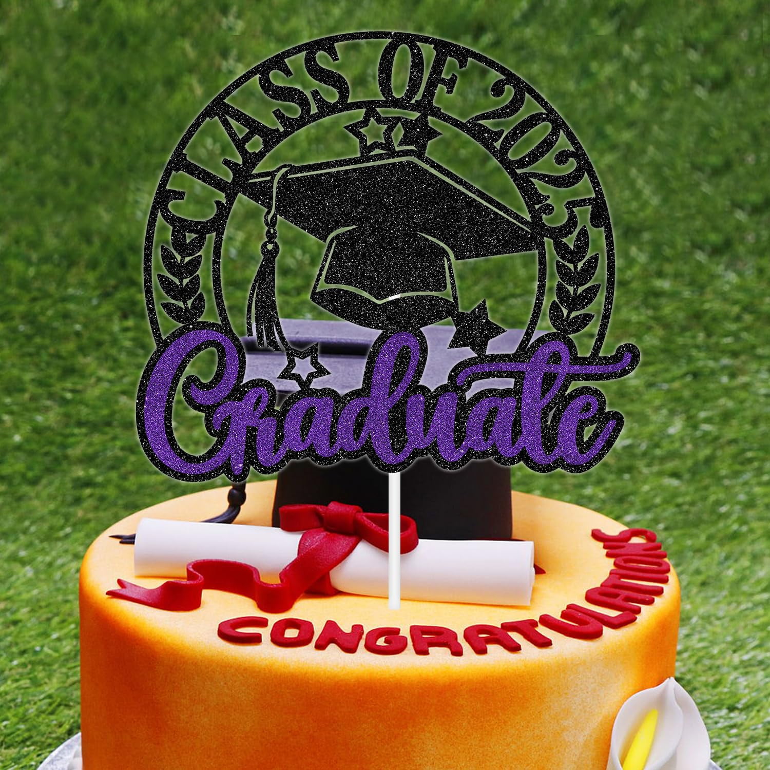 Class of AJH3 Graduate Cake Topper, Congrats Grad Cake Decor, You Did ...