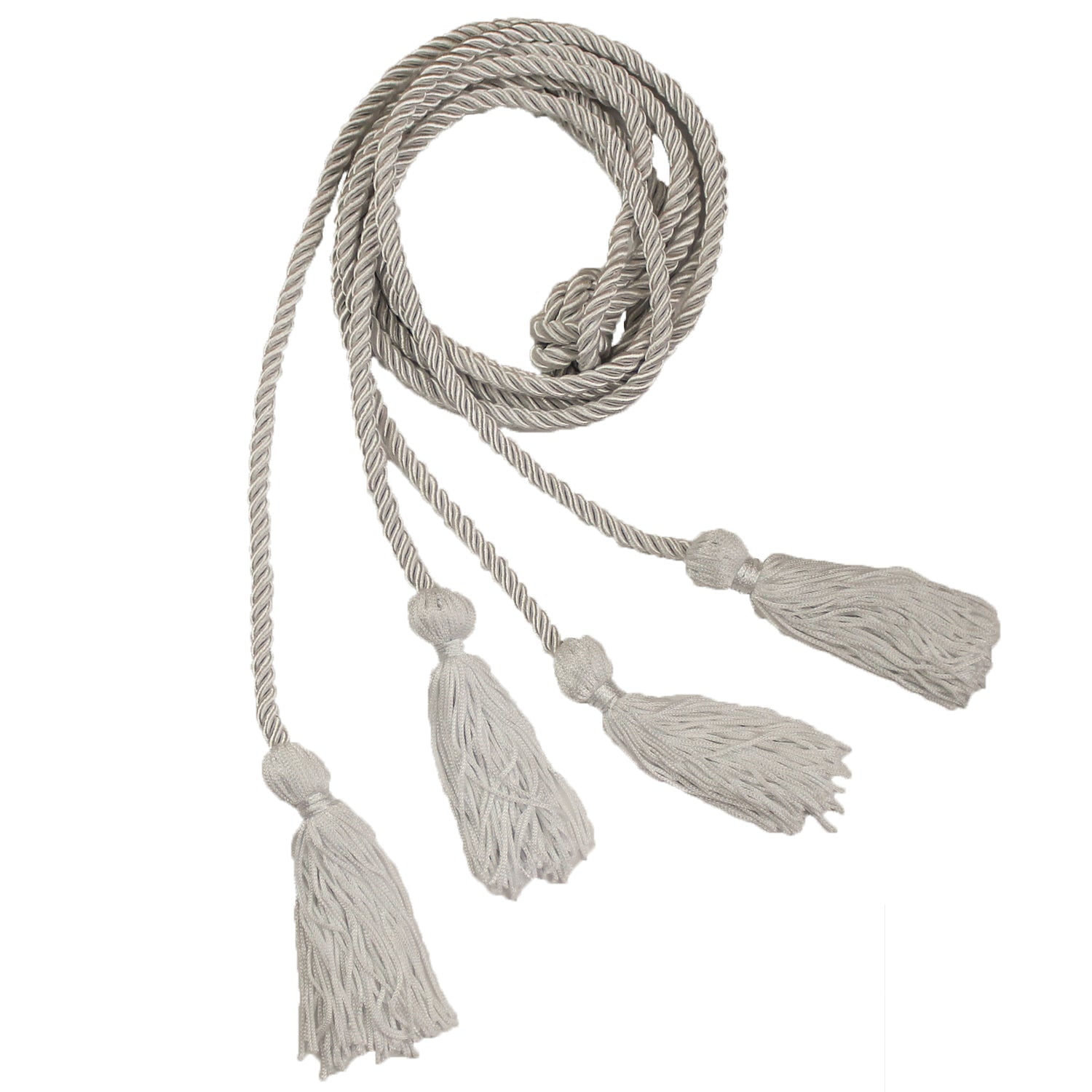 Class Act Graduation, 62-inch White Double Honor Cords with Bulb Tassel ...
