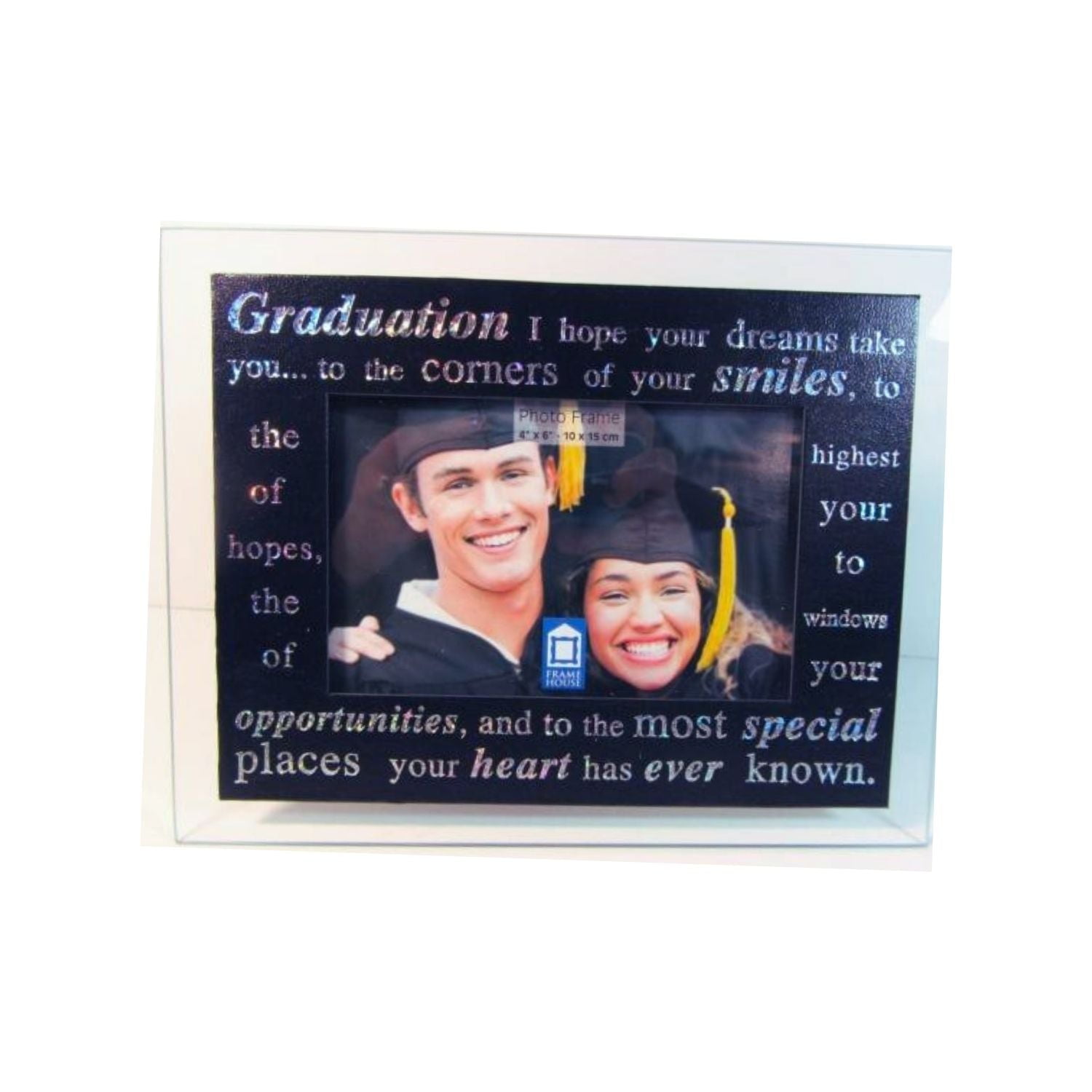 Class Act Graduation Gift: Acrylic Picutre Frame 4"x6"for High School ...