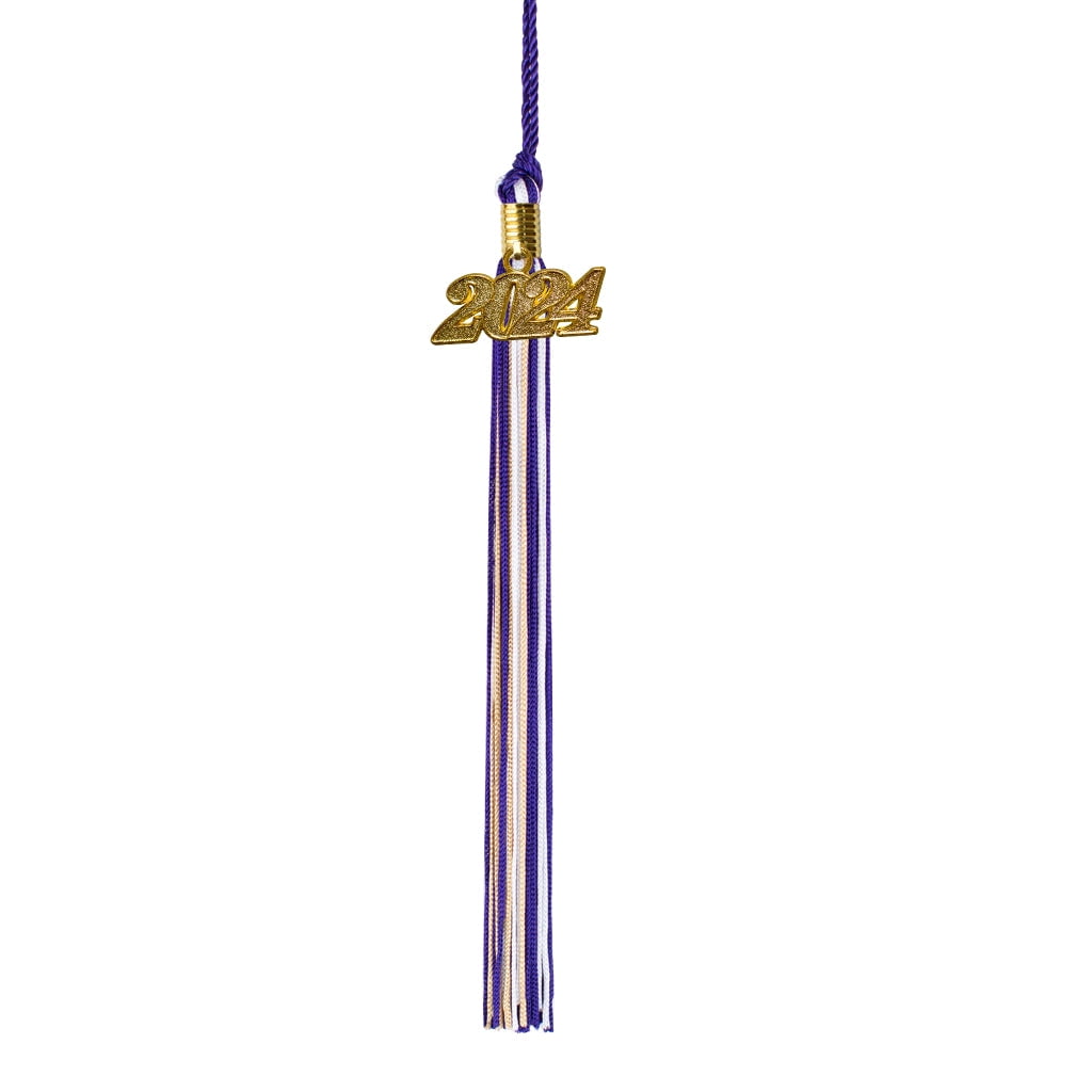 Class Act Graduation Graduation Tassel - Gold Charm - 3 Color, Purple ...