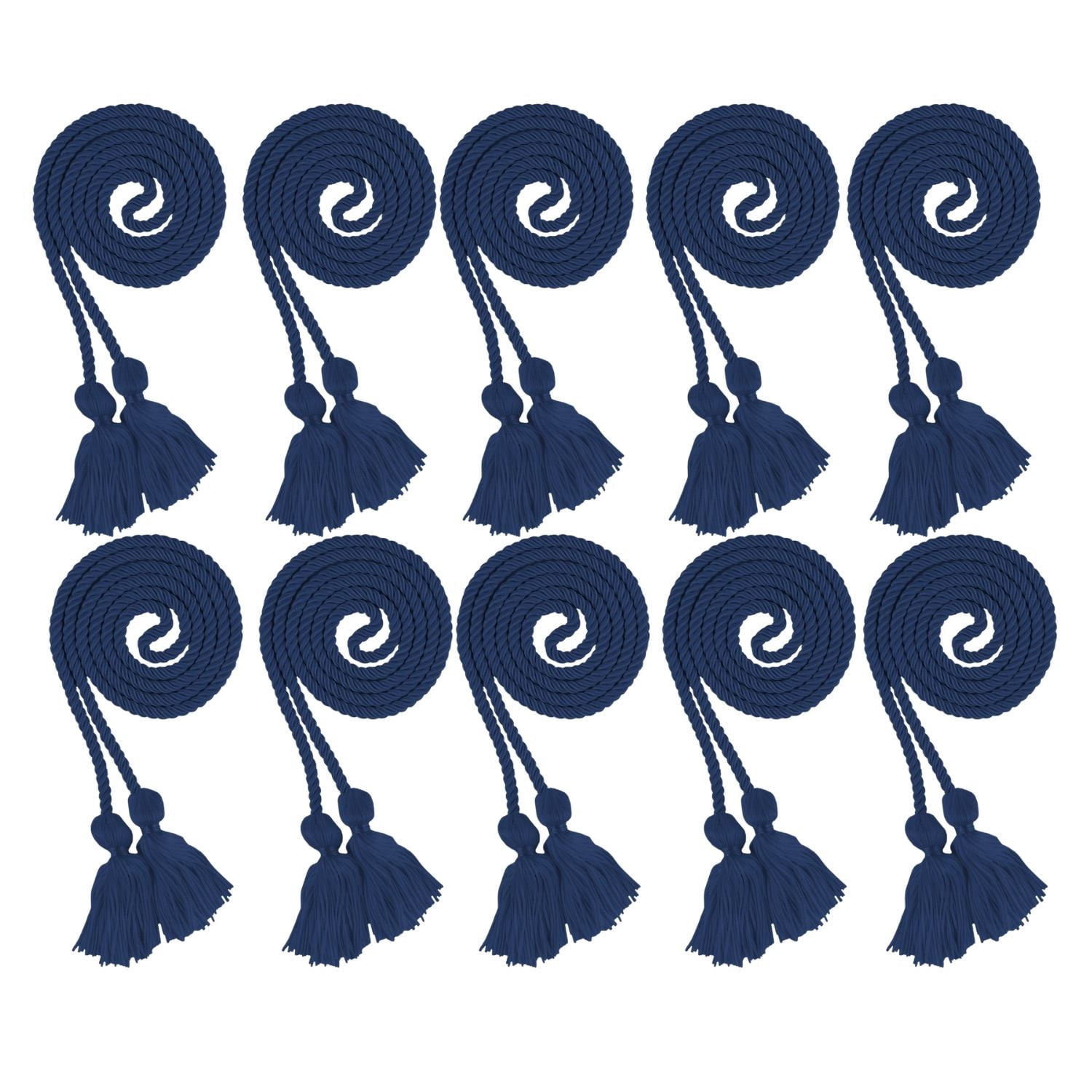 Class Act Graduation Honor Cords 60 Inch – 10 Pack Ceremony Cords for ...