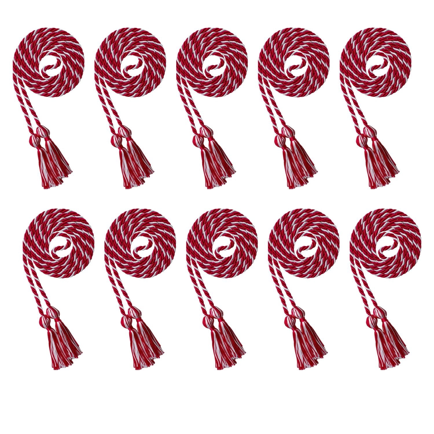 Class Act Graduation Honor Cords 60 Inch – 10 Pack Ceremony Cords for ...