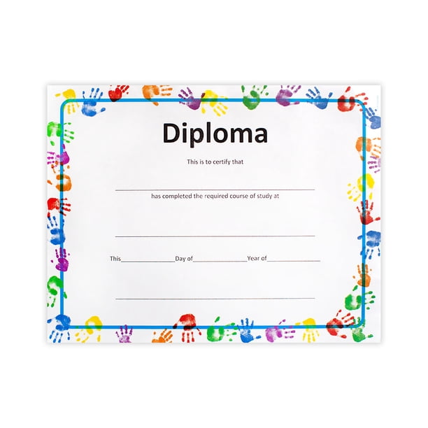 Class Act Graduation Kindergarten Diploma - Walmart Business Supplies