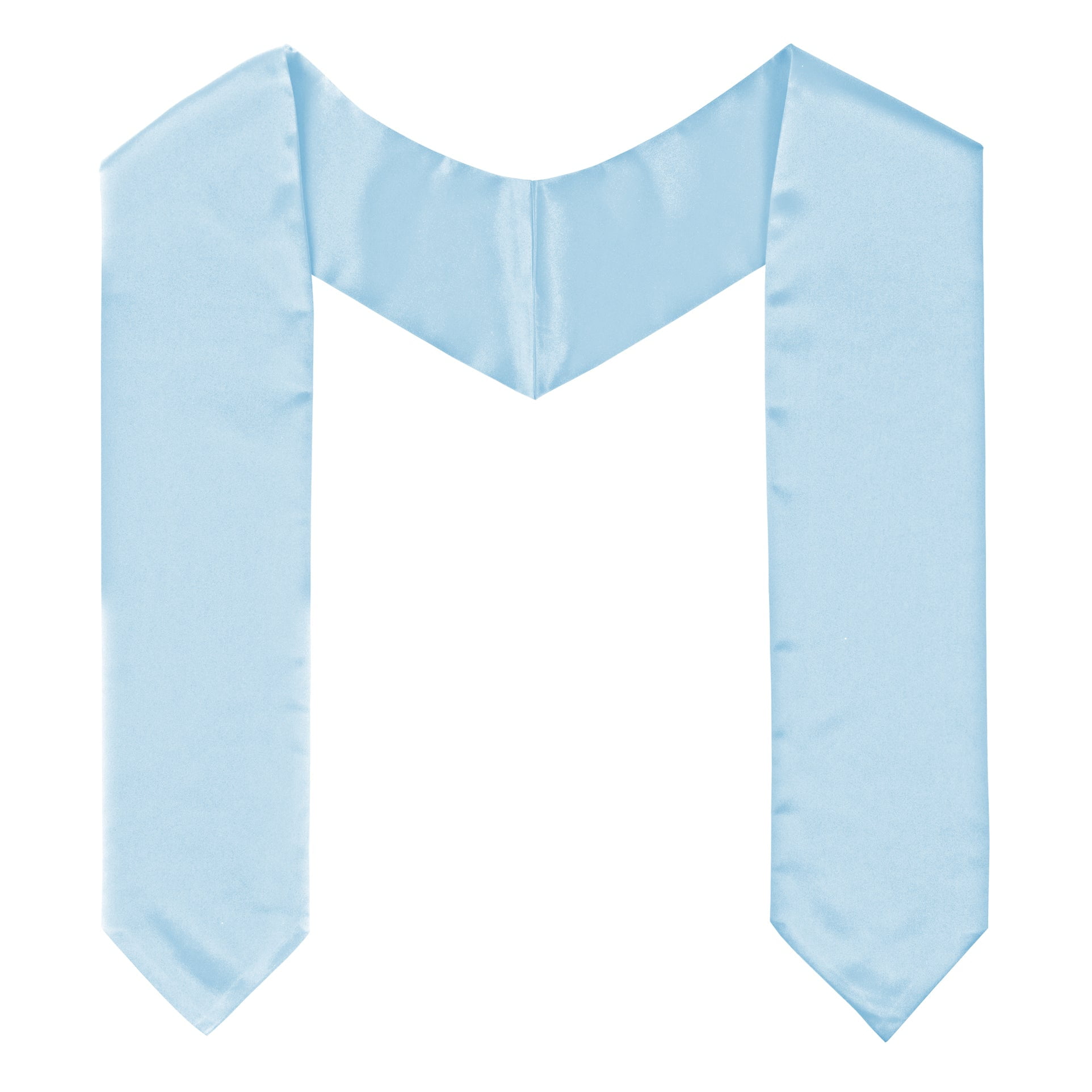 Class Act Graduation Satin Stole for Graduation 60", Light Blue ...