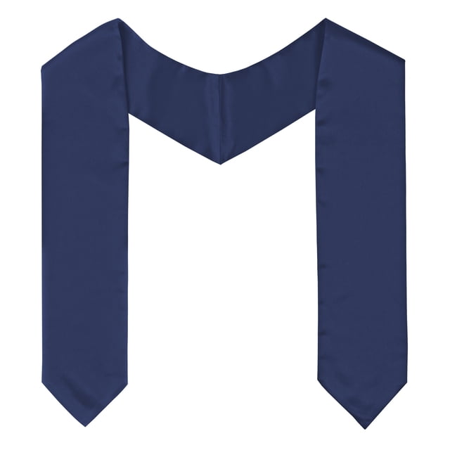 Class Act Graduation Satin Stole for Graduation 60", Navy - Walmart.com