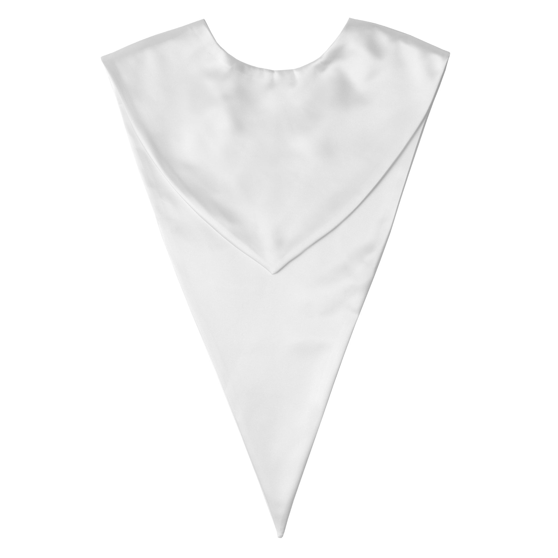 Class Act Graduation Satin Premium Adult V-Stole Solid Color Unisex ...