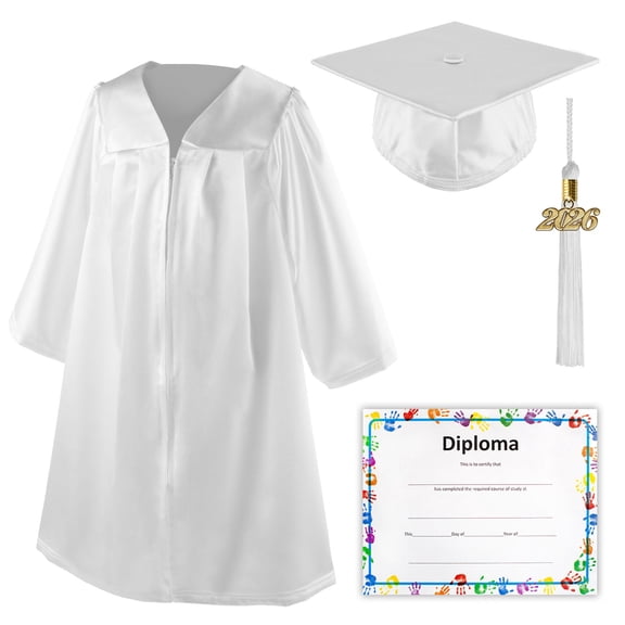 Class Act Graduation Adult Unisex Matte Graduation Cap and Gown with ...