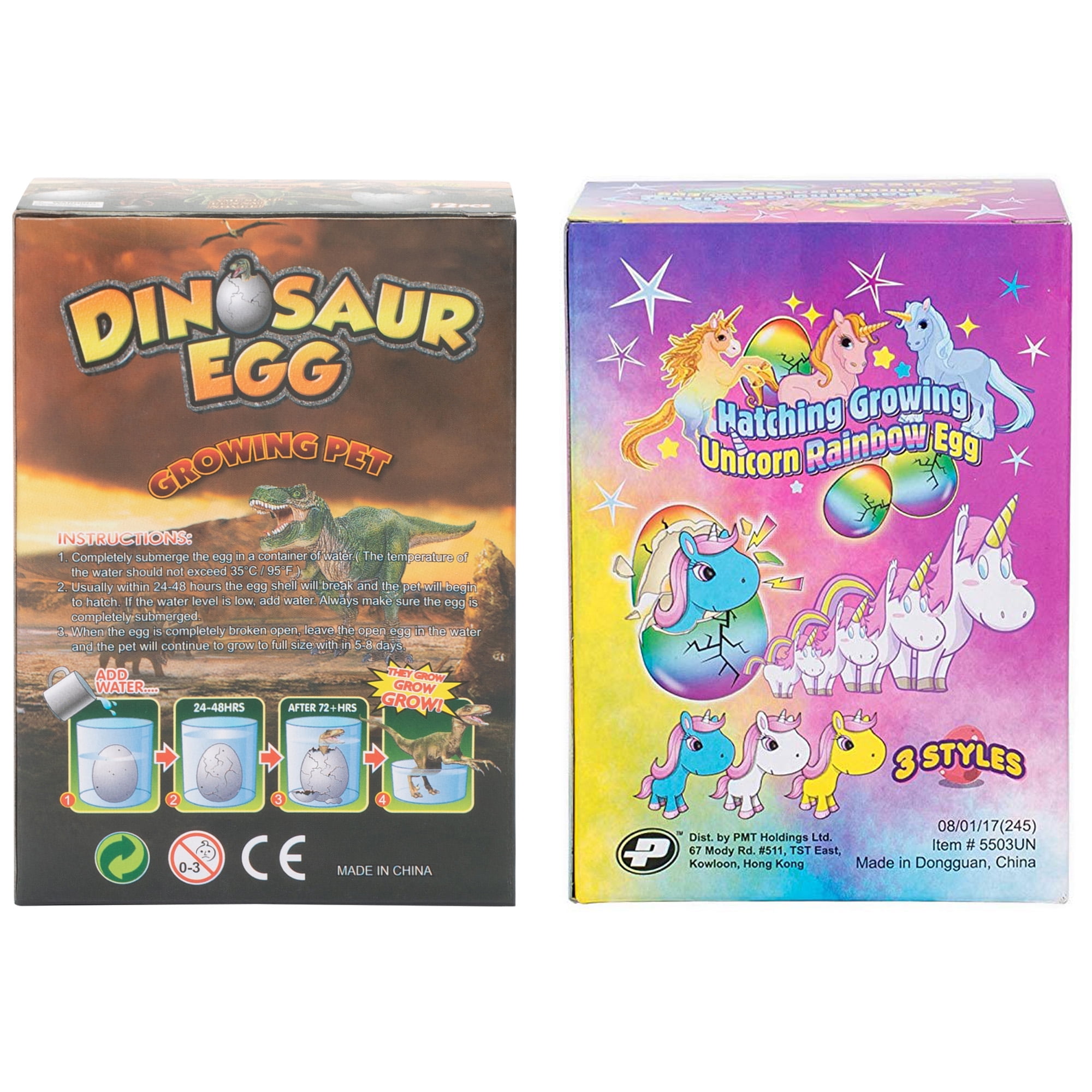 Class Collections Surprise Growing Dinosaur and Unicorn Hatch Egg Kids ...