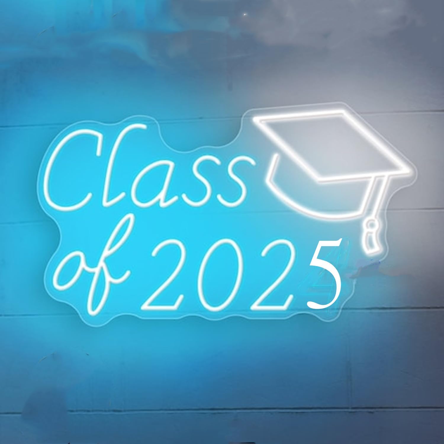 Class Congrat Graduation Neon Sign, LED Acrylic Dimmable Congrats Grad ...