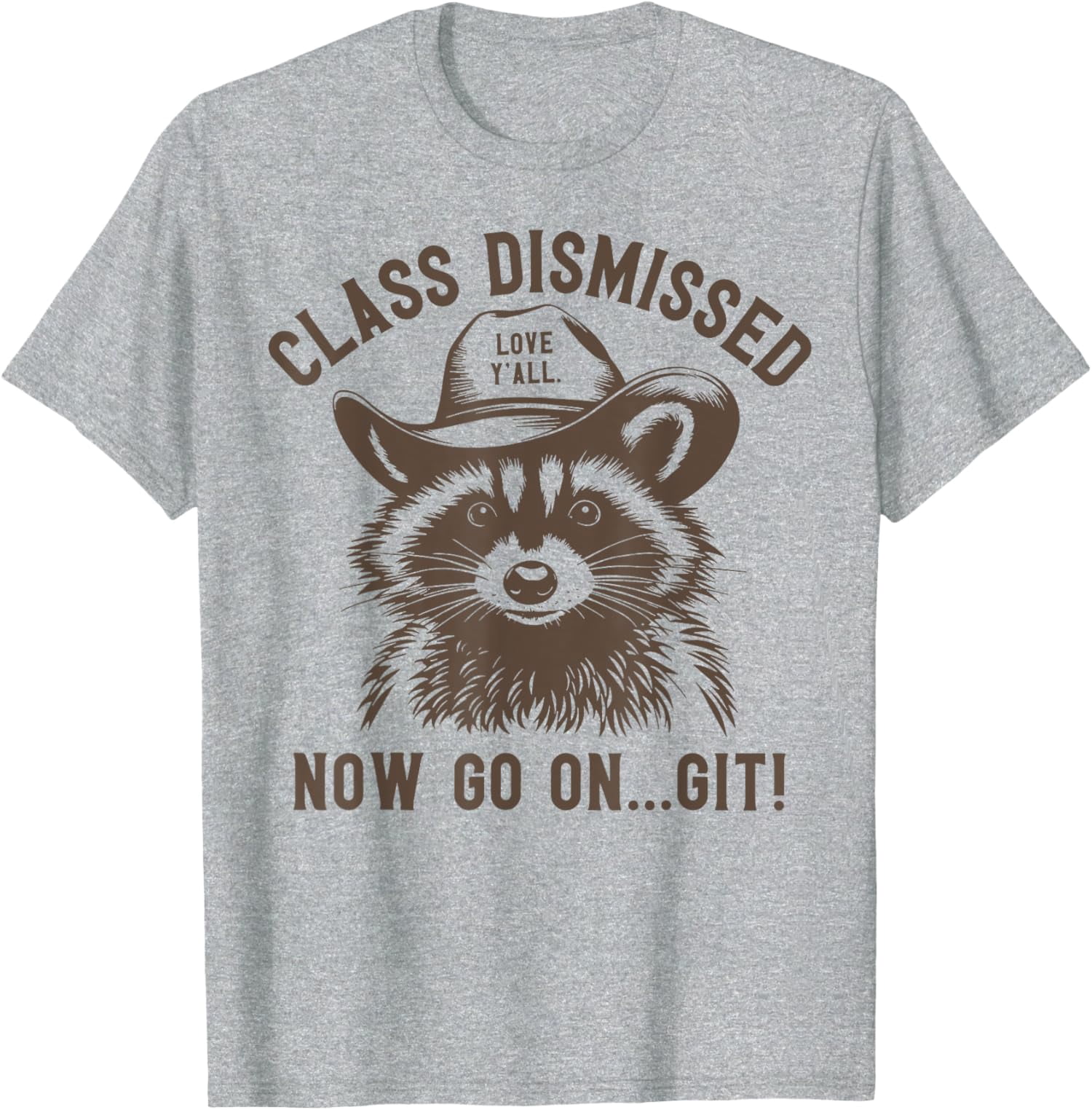 Class Dismissed Raccoon - Funny Last Day of School Gift for Students ...