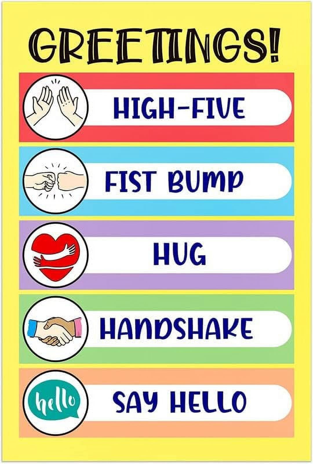 Class Greetings Poster Classroom Decorations,Classroom Rules Poster ...