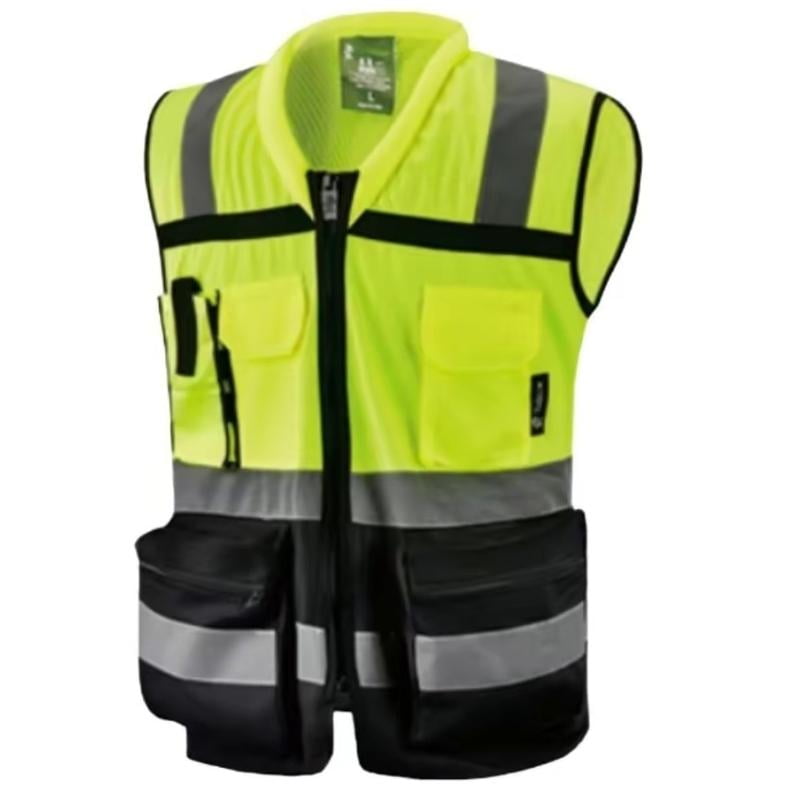 Class II High Visibility Yellow Reflective Safety Vest in various ...